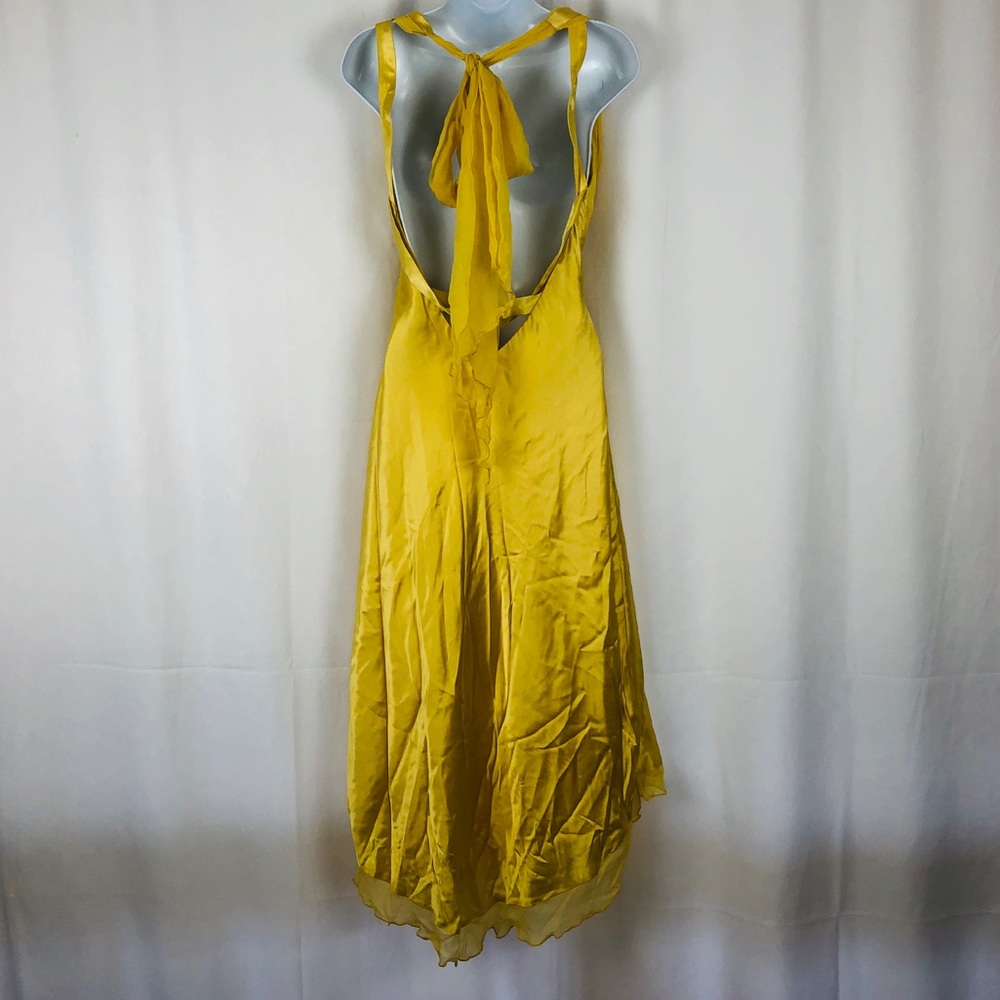 Cache Silk Ruched Bodice Maxi Dress 8 - Gem